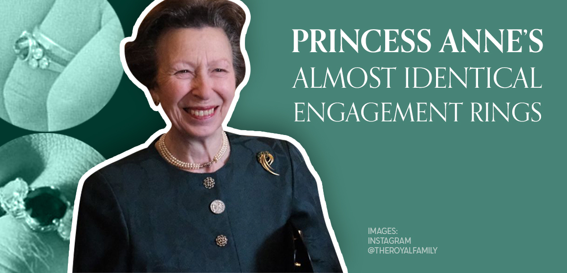 Why does Princess Anne have two engagement rings that look almost ...